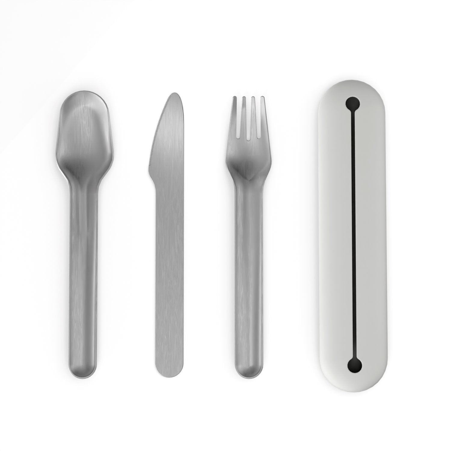 Stainless Steel Cutlery Trio with Silicone Case – EKOBO Australia
